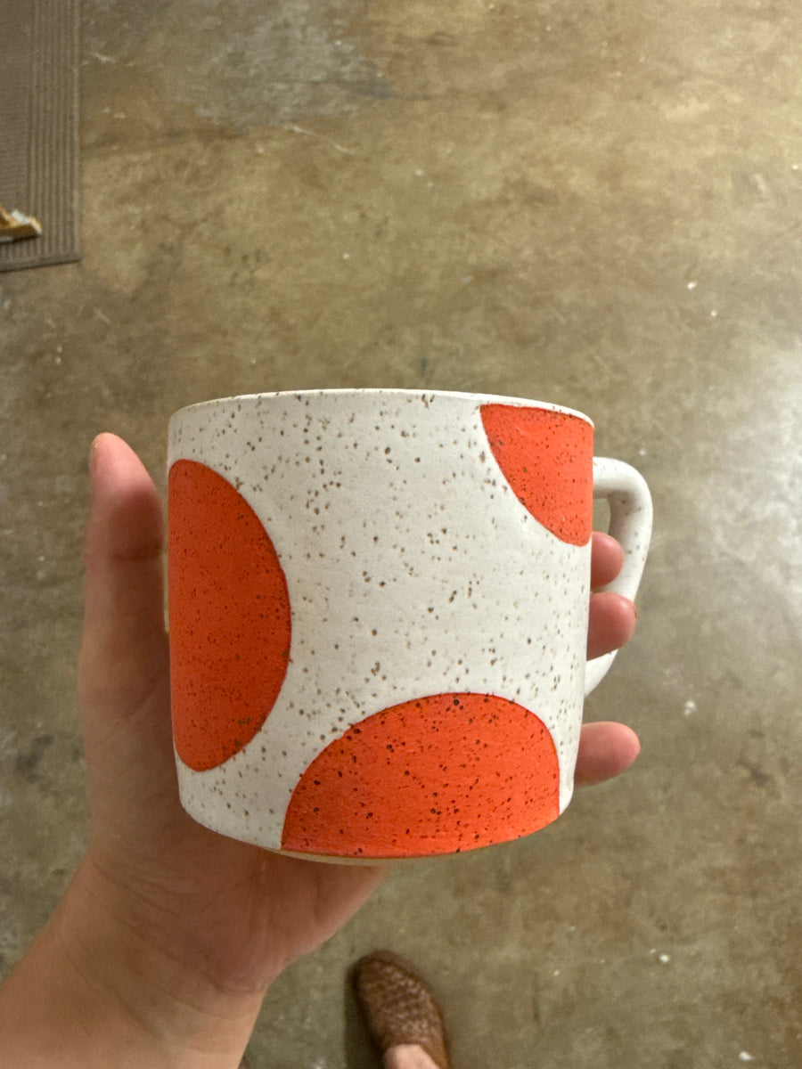 *seconds* Red Dot Mug – Mary Carroll